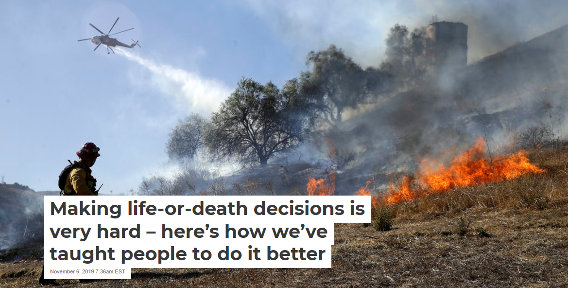 Making life-or-death decisions is very hard – here’s how we’ve taught ...
