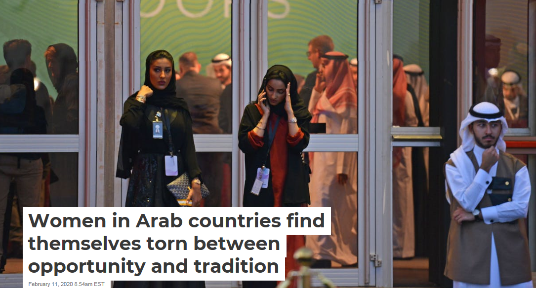 Women in Arab countries find themselves torn between opportunity and ...