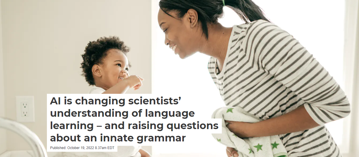 AI is changing scientists’ understanding of language learning – and ...