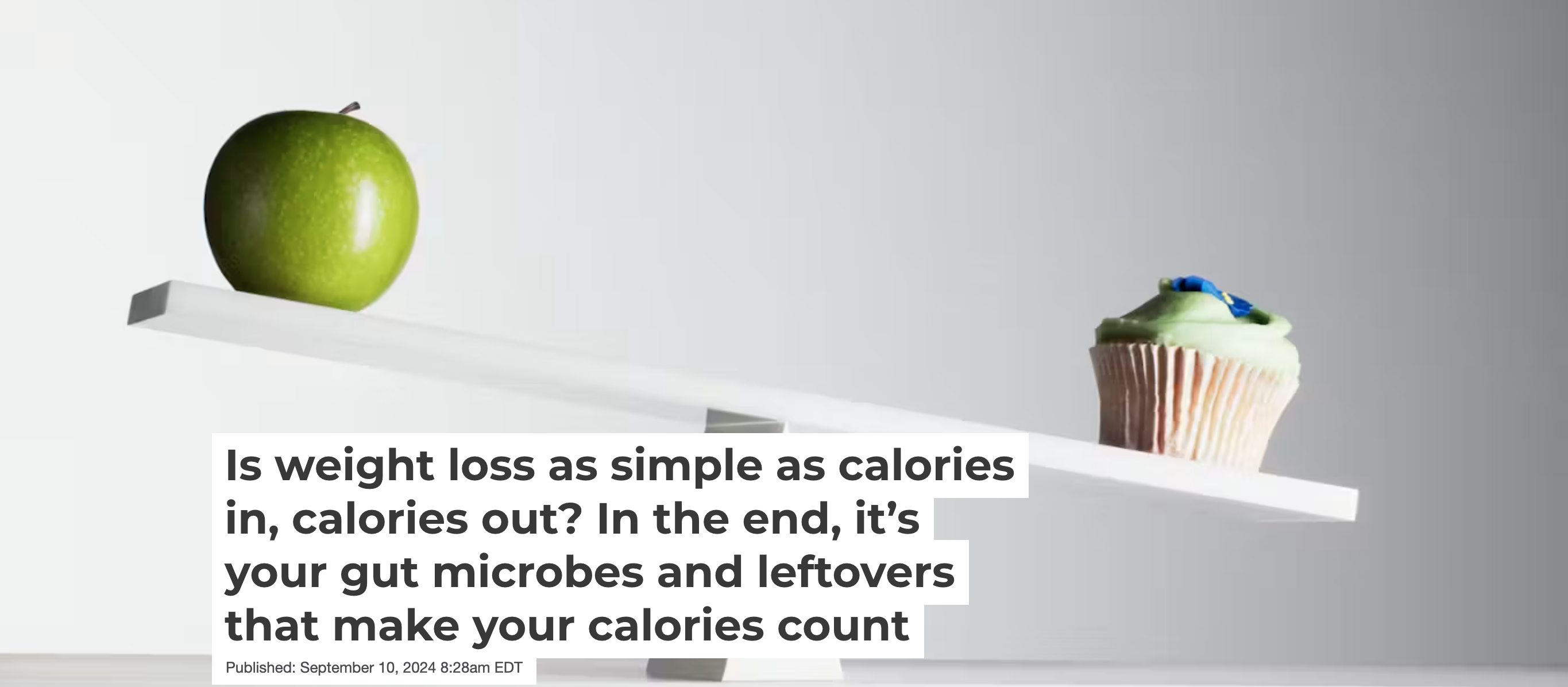 Is weight loss as simple as calories in, calories out? In the end, it’s ...