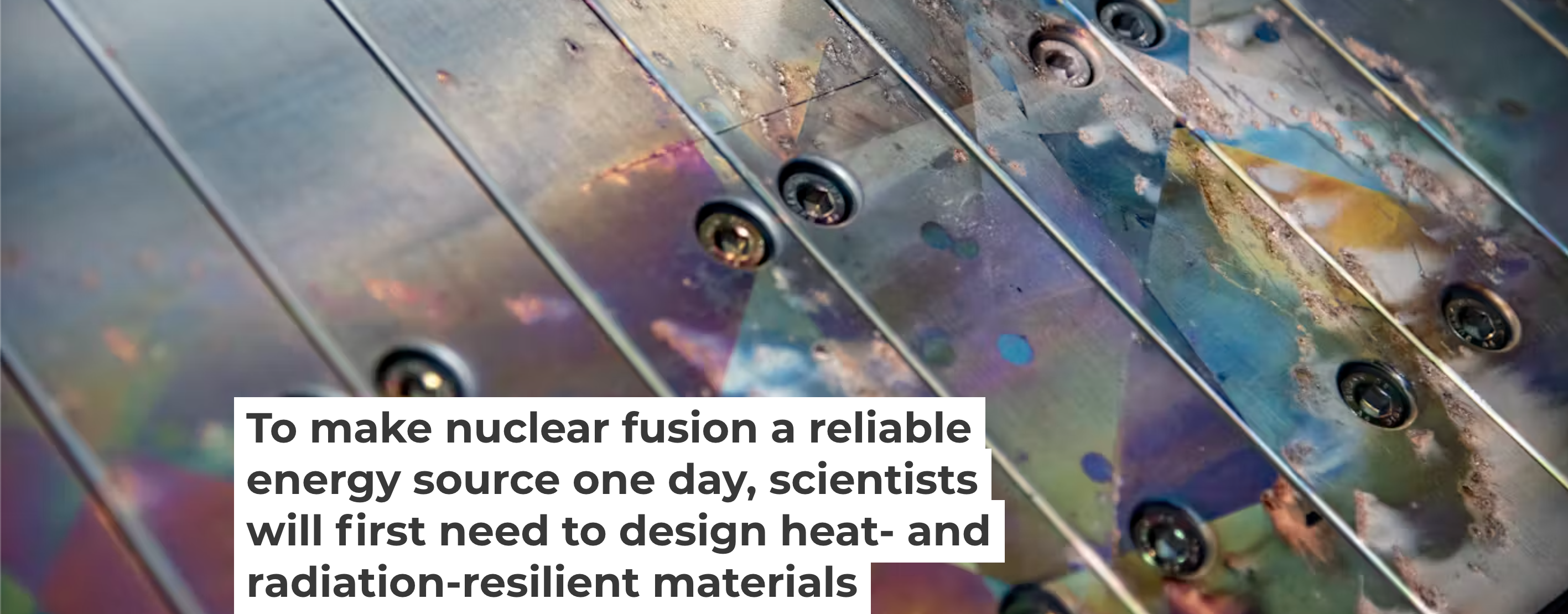 To make nuclear fusion a reliable energy source one day, scientists ...
