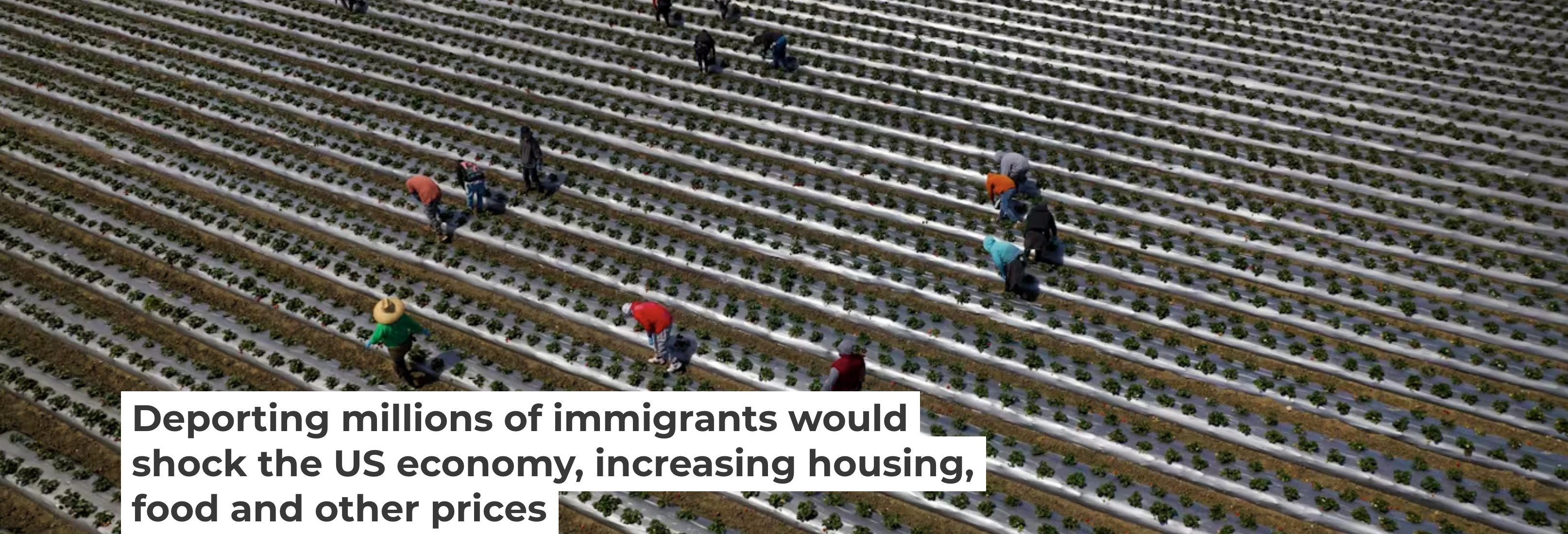Deporting millions of immigrants would shock the US economy, increasing ...