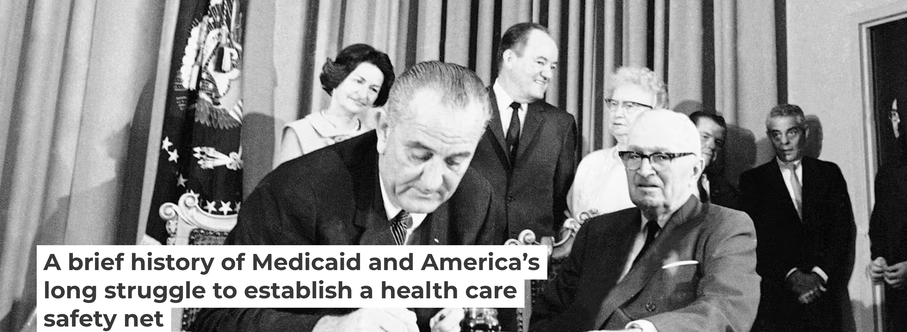 A brief history of Medicaid and America’s long struggle to establish a ...