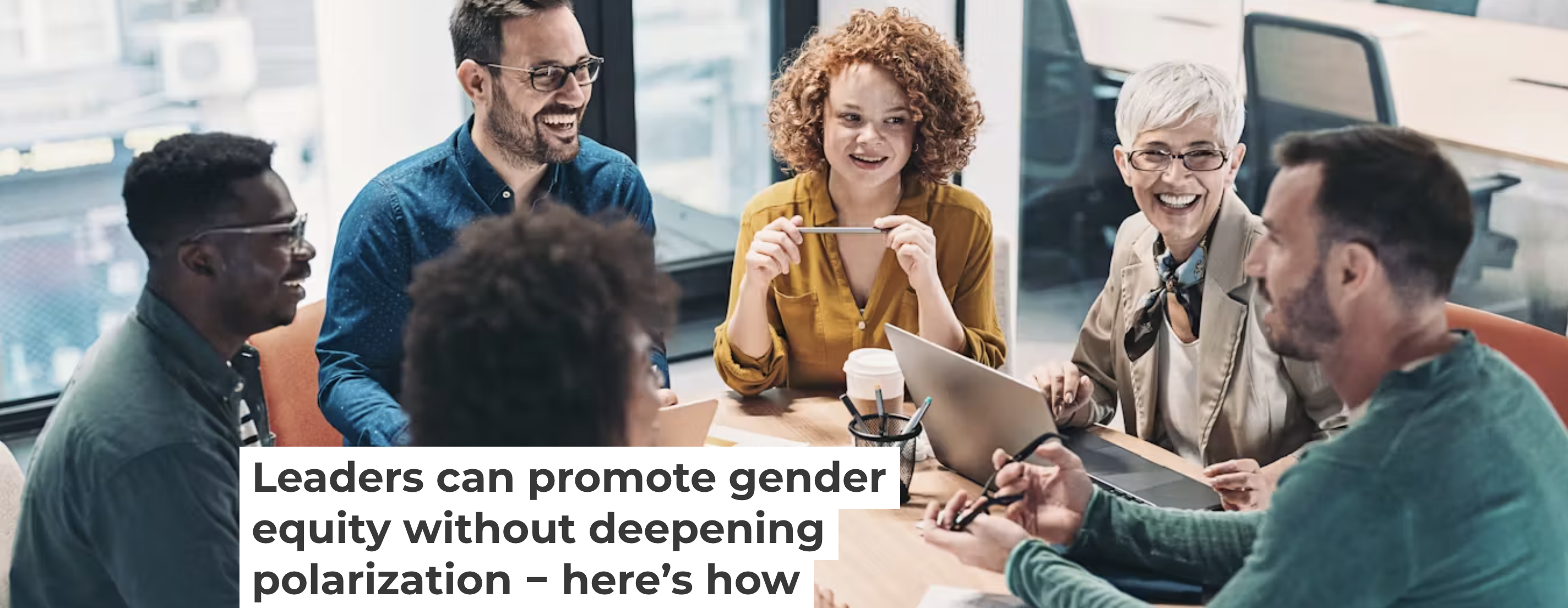 Leaders can promote gender equity without deepening polarization − here ...