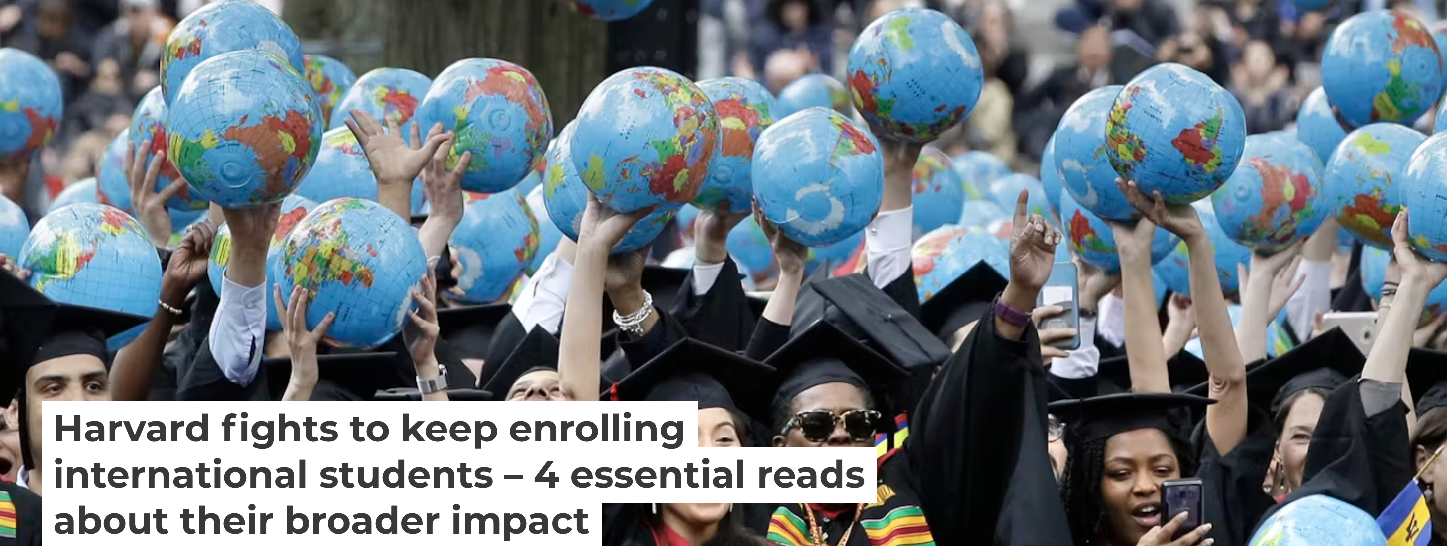 Harvard fights to keep enrolling international students – 4 essential ...