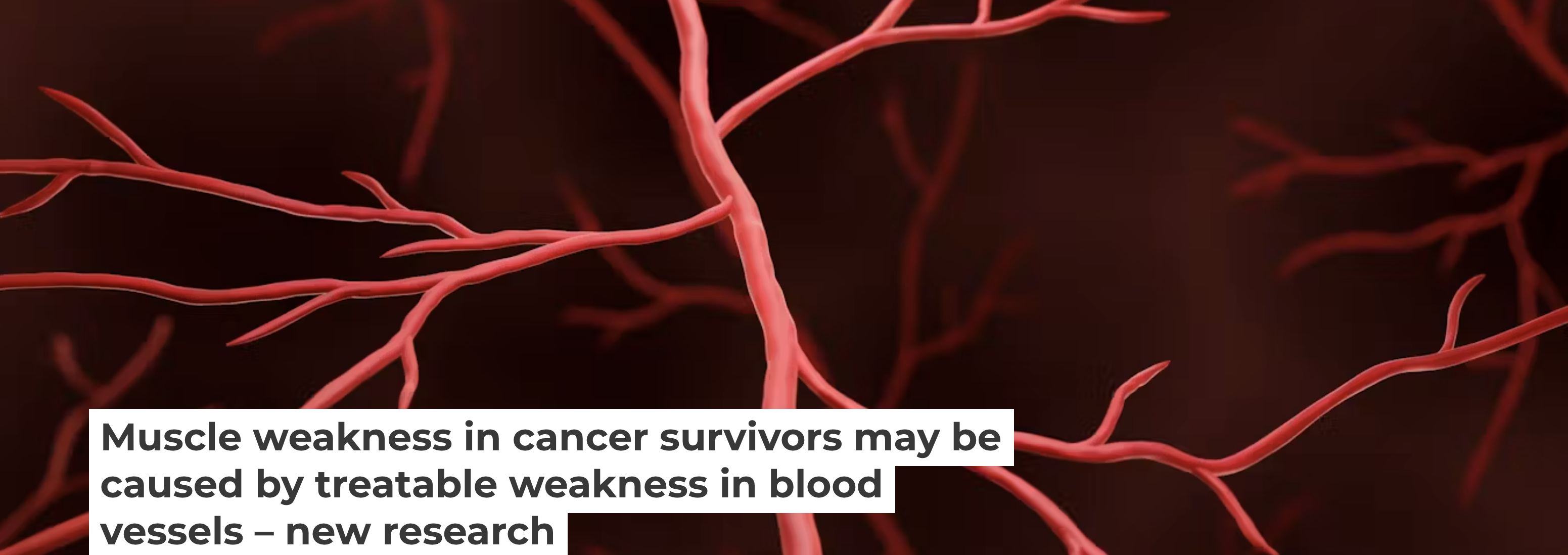 Muscle weakness in cancer survivors may be caused by treatable weakness ...