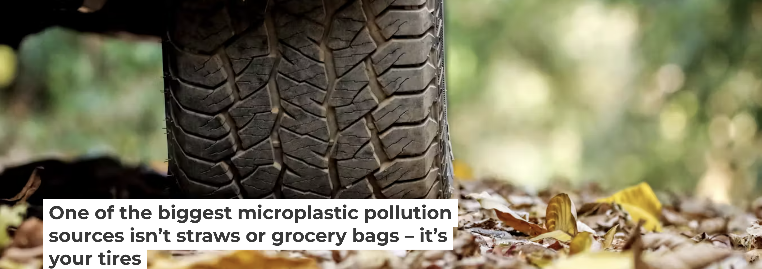 One of the biggest microplastic pollution sources isn’t straws or ...