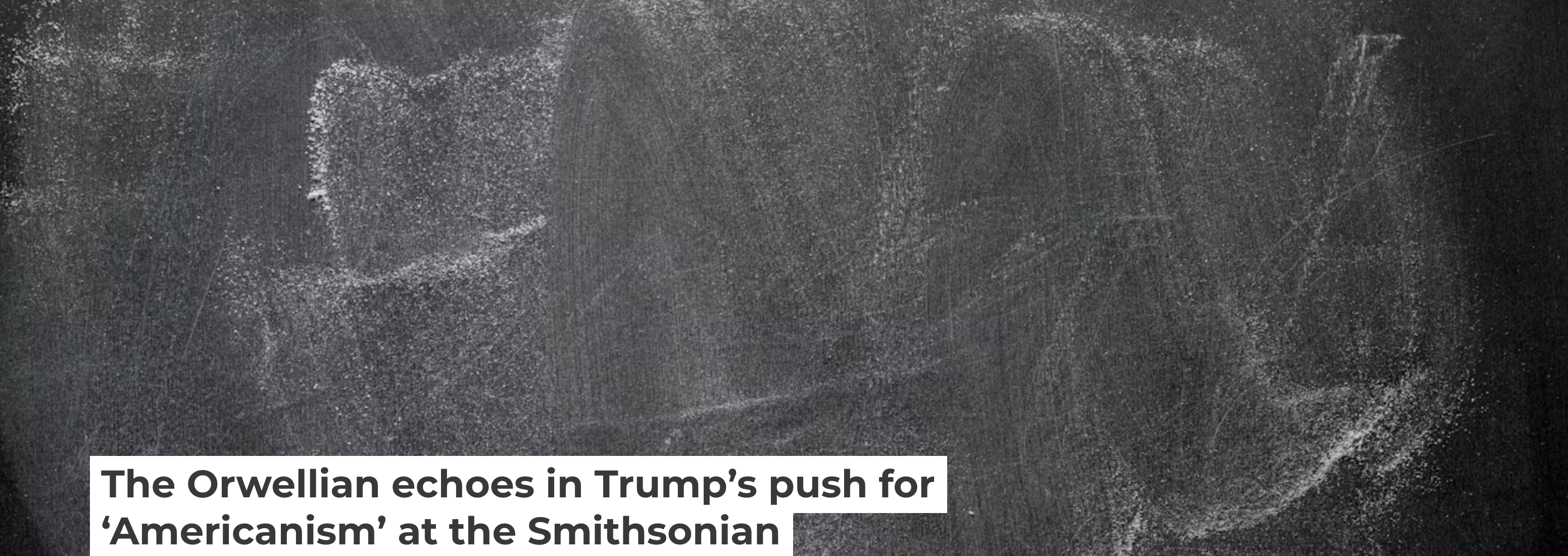 The Orwellian echoes in Trump’s push for ‘Americanism’ at the ...