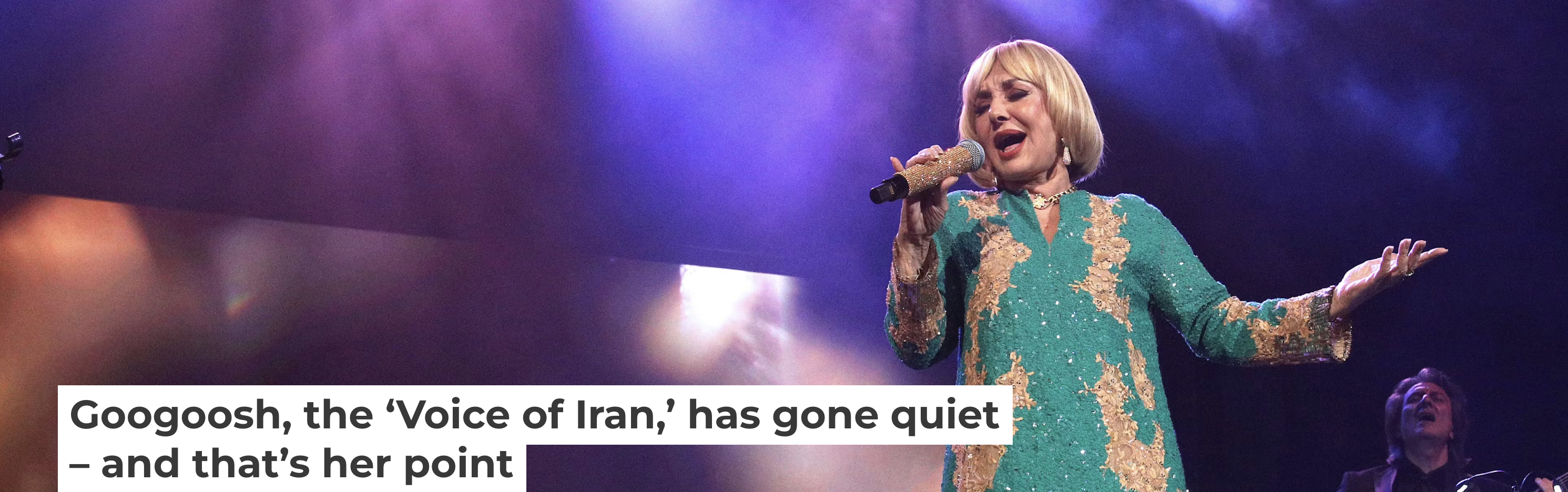 Googoosh, the ‘Voice of Iran,’ has gone quiet – and that’s her point ...